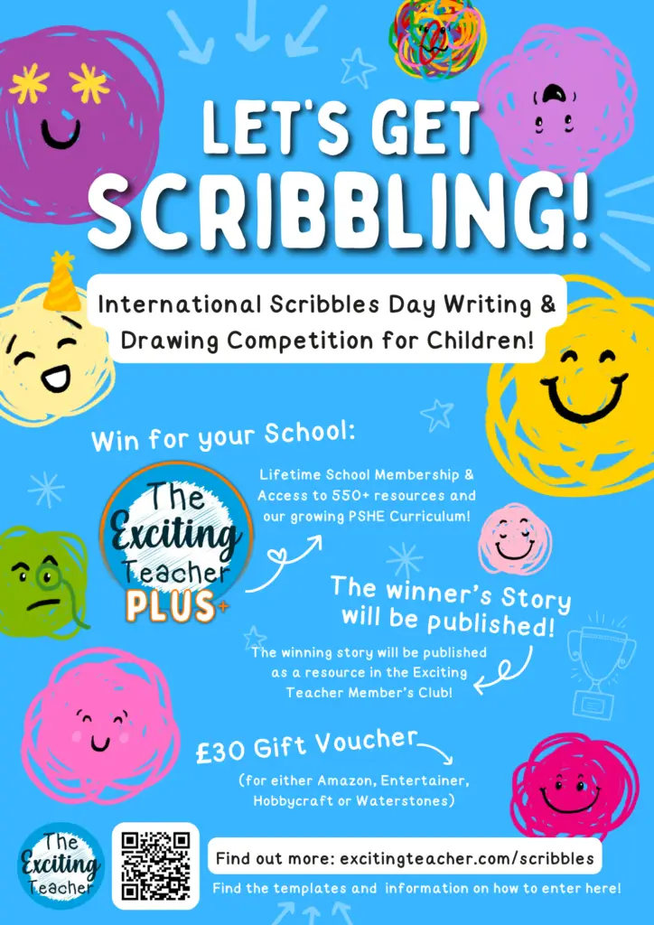 International Scribbles Day Competition 2024 - Exciting Teacher