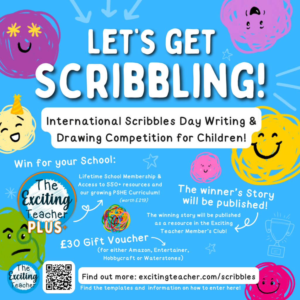 International Scribbles Day Competition 2024 - Exciting Teacher