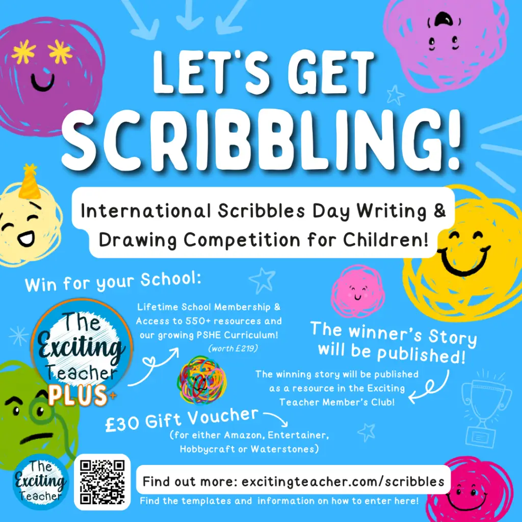 International Scribbles Day Competition 2024 - Exciting Teacher